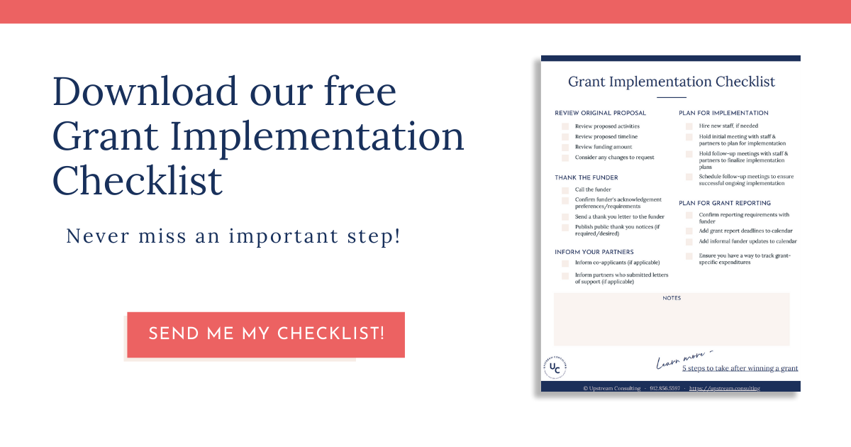 Keep your funders happy: 5 simple steps to take after you win a grant